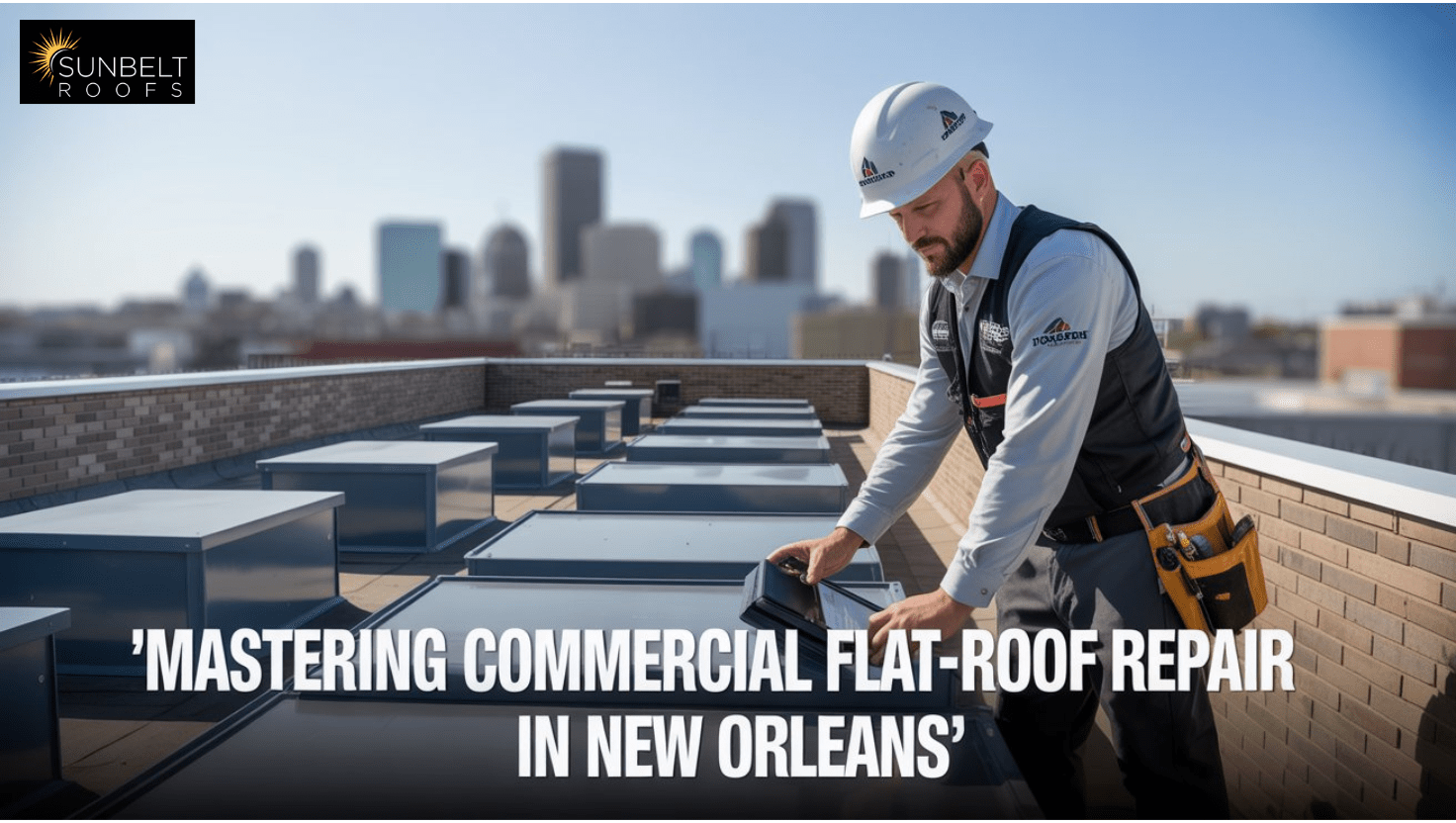 Expert Flat Roof Repair Services | New Orleans | Sunbelt Roofs