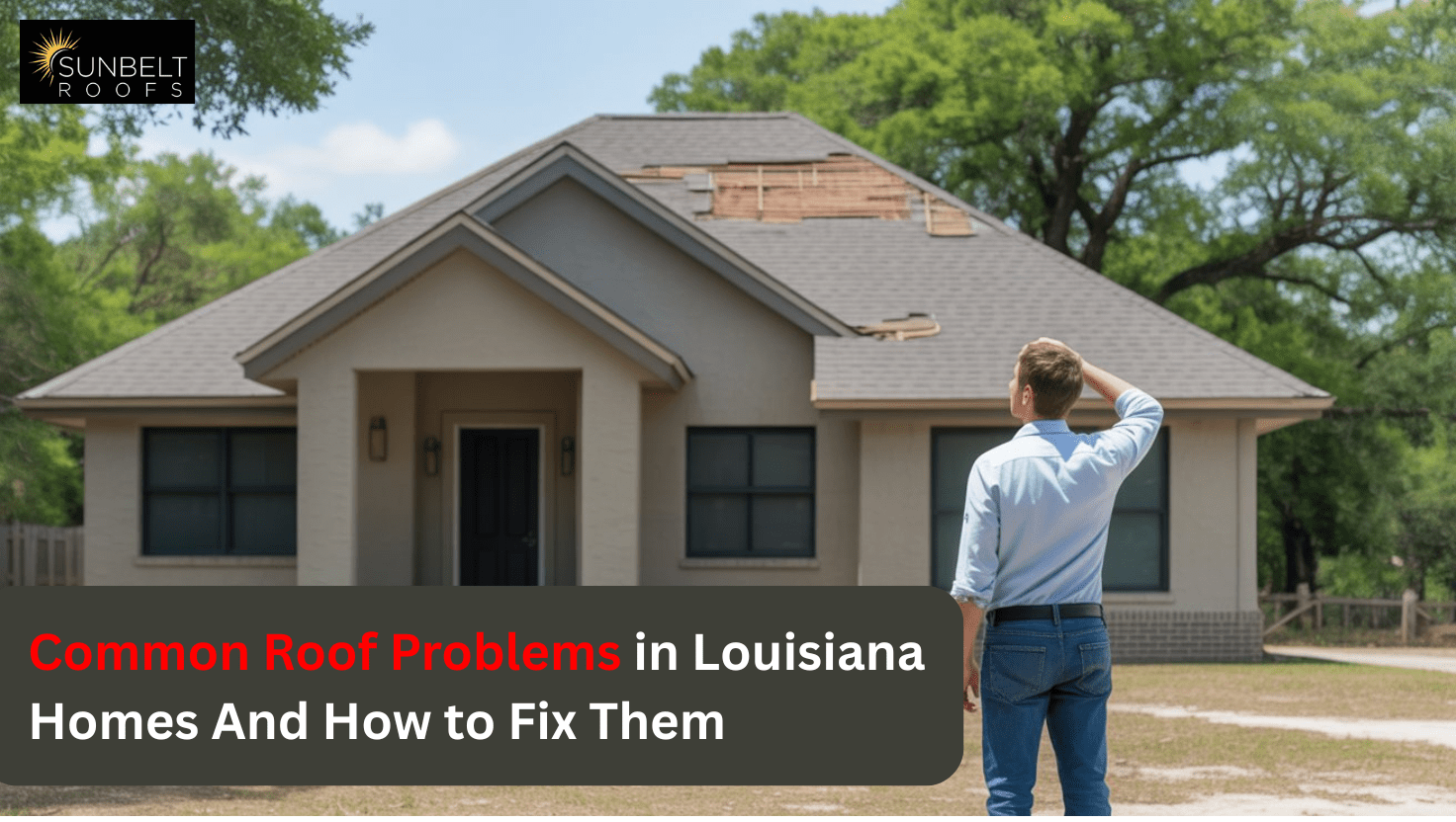 Common Roof Problems in Louisiana Homes
