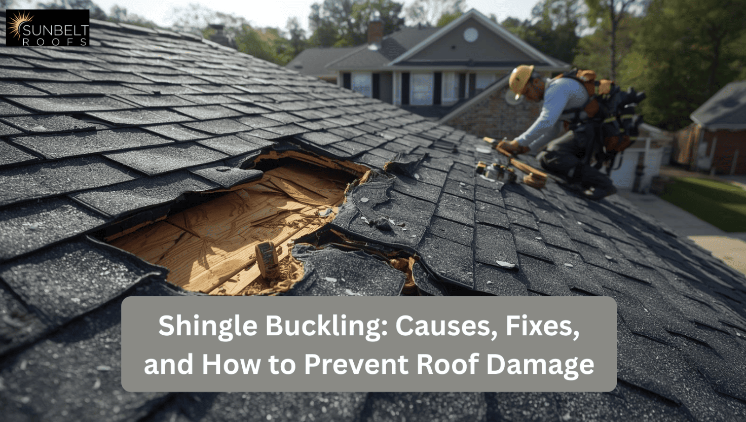 Shingle Buckling: Causes, Fixes & Prevention Guide